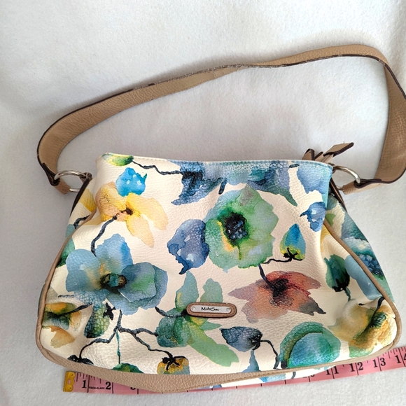 Multisac | Bags | Multisac Floral Vegan Leather Bag | Poshmark